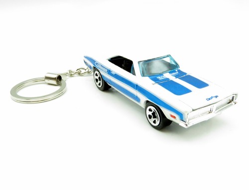 Keychain 1969 '69 Dodge Charger White Blue Car Rare 1:64 Diecast Key ...