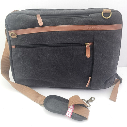 CoolBELL Convertible 17.3" Laptop Backpack/Messenger/Crossbody Bag ...