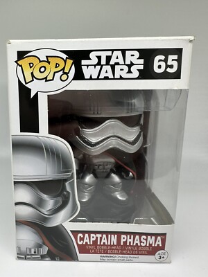 FUNKO POP STAR WARS/THE FORCE AWAKENS - CAPTAIN PHASMA #65 Vinyl Figure ...