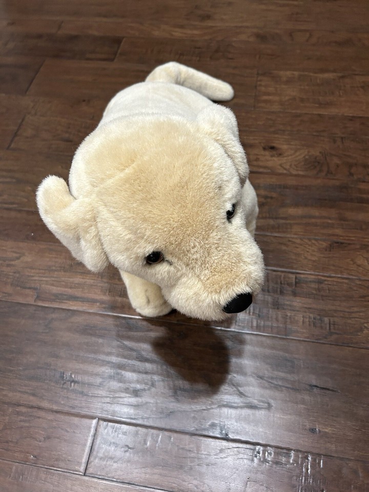 Large vintage Douglas cuddle toy yellow lab plush dog | eBay