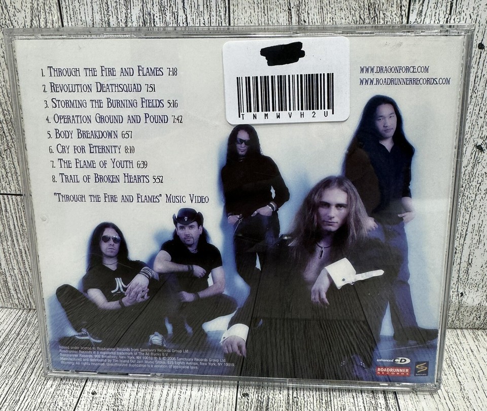 Dragonforce Inhuman Rampage Enhanced Cd Cry For Eternity Flame Of Youth ...