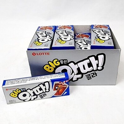 LOTTE Watta Coke Bubble Gum Big Size Korean Original Best Snack (23 g x ...