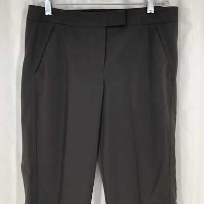 The Limited Stretch Dark Brown Bootcut Pants Wide Leg Slacks Size 8 NWT ...