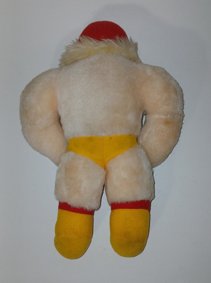 Vintage 1991 WWF Wrestler Hulk Hogan Python Power 11” Plush WWE ...