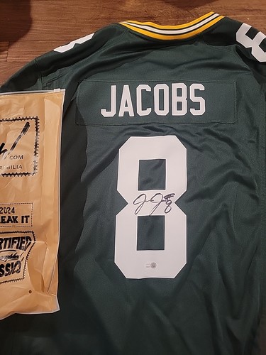 Josh Jacob Green Bay Packers Autographed Nike Gold Bag Jersey | eBay