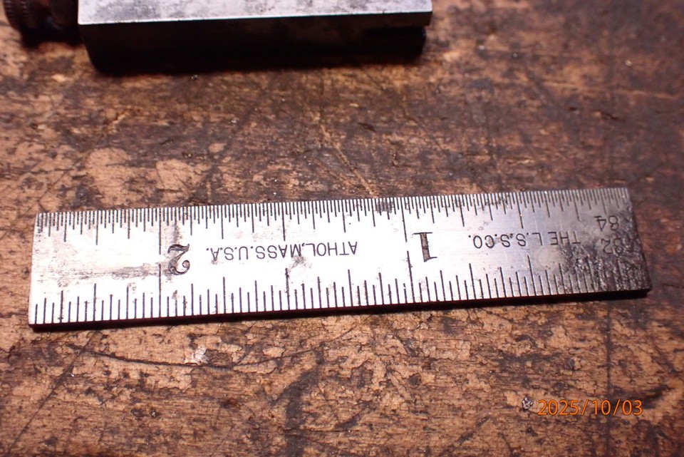 VINTAGE STARRETT ADJUSTABLE DIE MAKER MACHINIST SQUARE ROUGH CONDITION ...