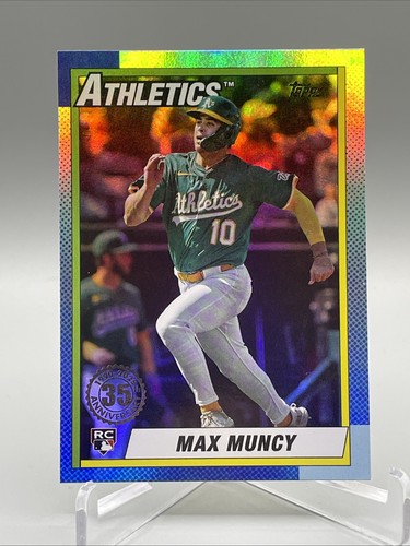 Max Muncy 2025 Topps Update #U90-49 Athletics Rookie 1990 Foil | eBay
