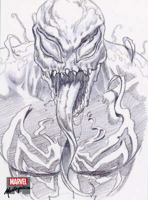 2022 Marvel Masterpieces PRELIMINARY ART #AP-83 Venom Tier 4 | eBay