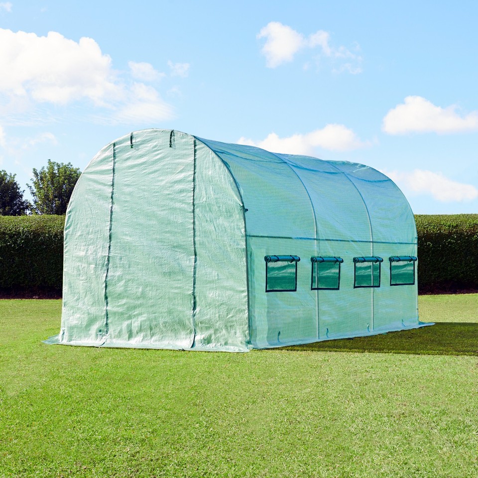 Replacement Cover Only For Polytunnel Greenhouse 3m 4m 6m Heavy Duty ...