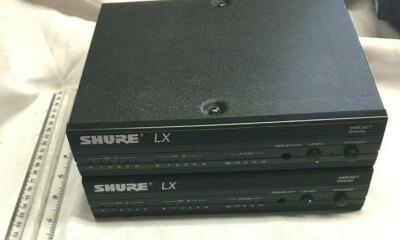 Shure Lot of 2 Marcad Diversity Receiver LX4-CG & LX4-CN Working Free ...