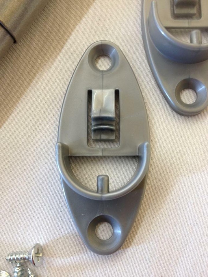 Adjustable Silver Satin Closet Clothes Rod Hanger System, 27" to 48 ...