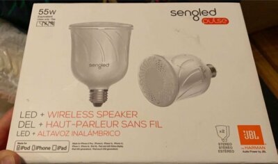 New Sengled Pulse LED Smart Bulb w JBL Bluetooth Speaker, LED Bulb ...