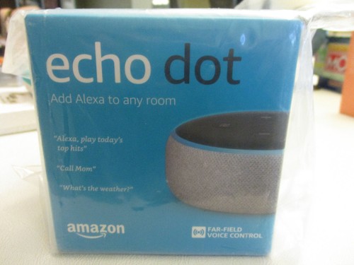 AMAZON ECHO DOT 3RD GENERATION POWER ADAPTER NIB HEATHER GREY ALEXA | eBay