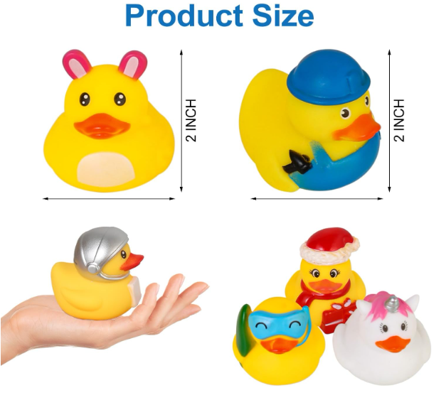Rubber Ducks in Bulk,Assortment Duckies for Jeep Ducking Floater Duck ...