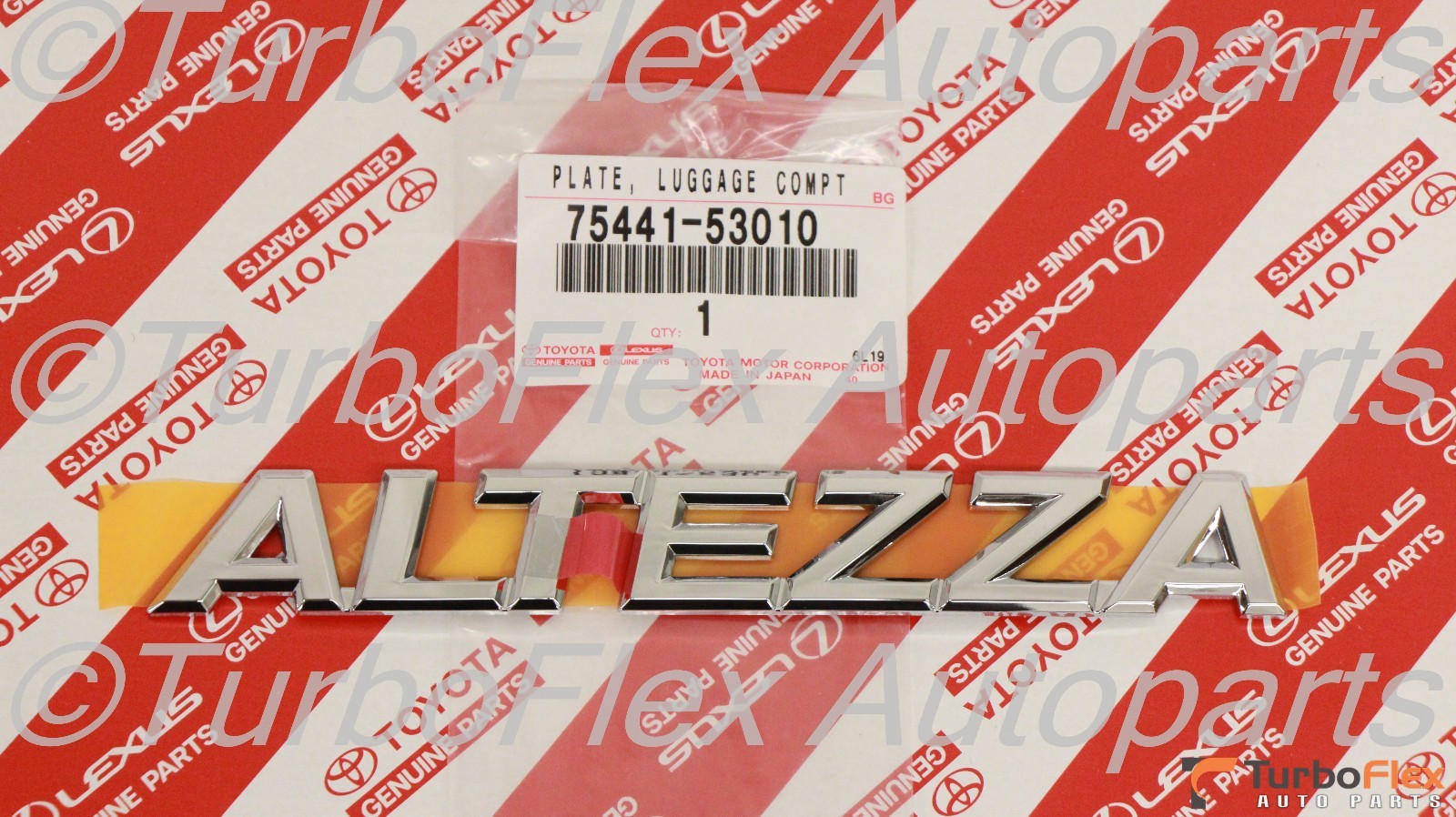 Toyota Altezza Lexus IS300 1998-2005 JDM Rear Trunk ALTEZZA Emblem | eBay