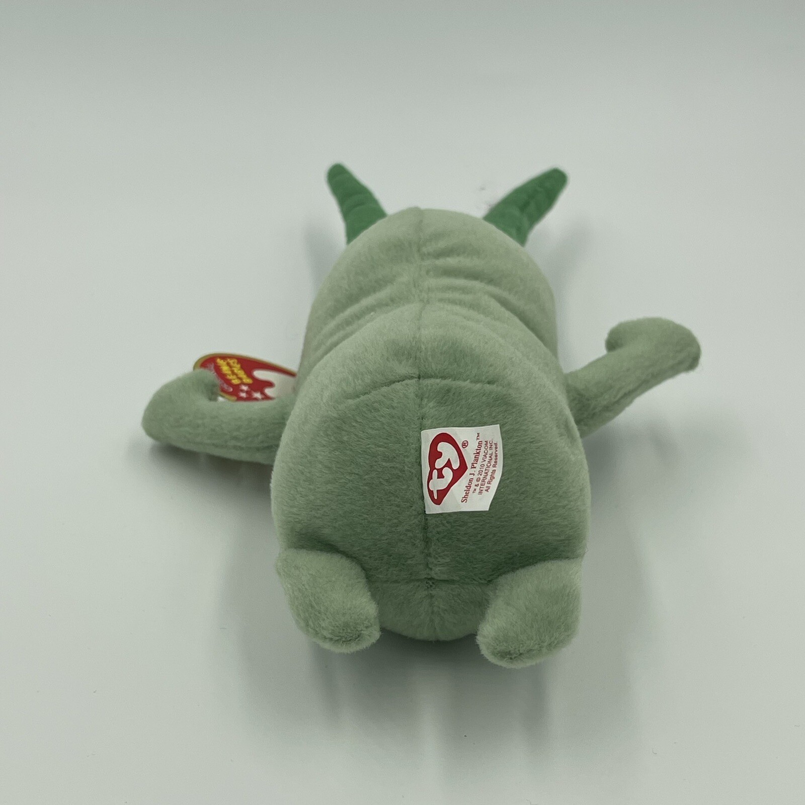 2012 Ty Beanie Baby Sheldon J. Plankton Spongebob Squarepants for sale ...