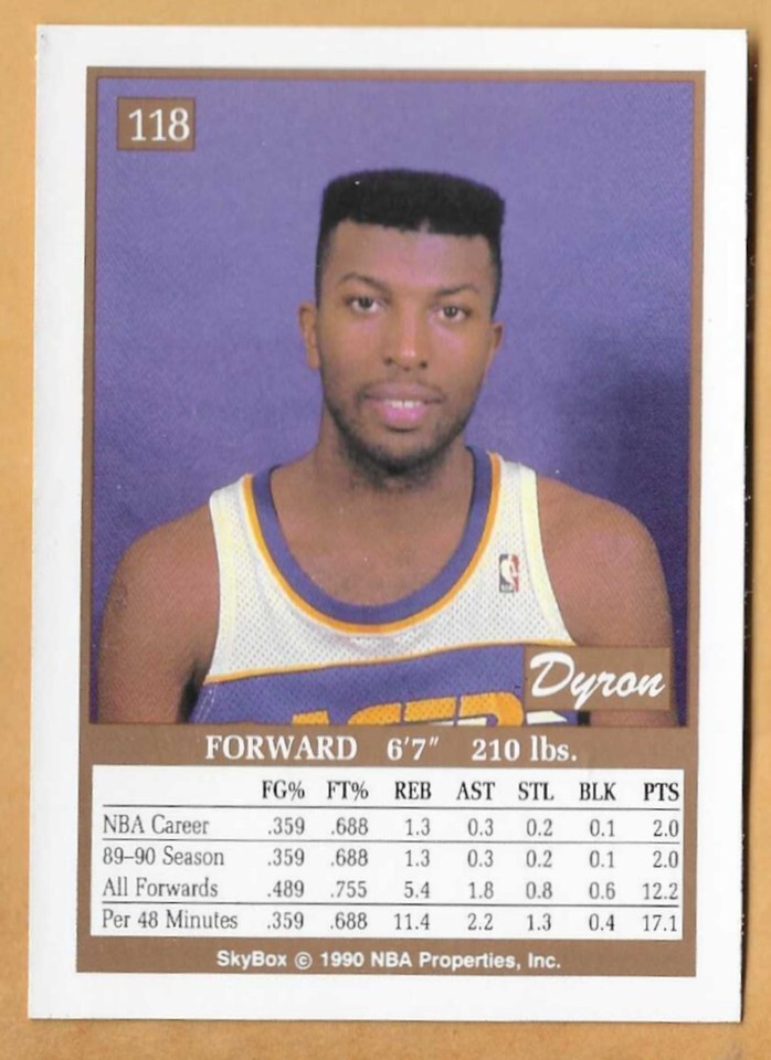 DYRON NIX INDIANA PACERS #118 SKYBOX 1990-91 | eBay
