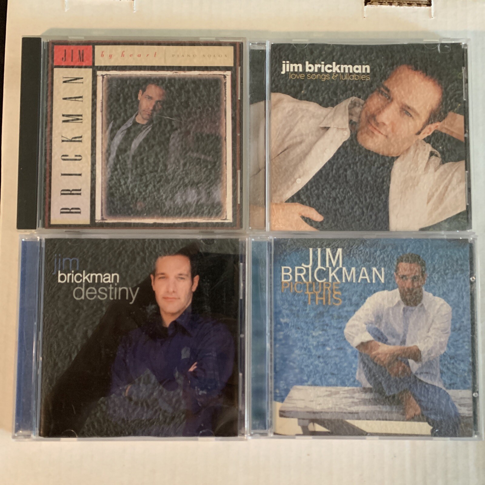 4 CD lot - JIM BRICKMAN Picture This, Destiny, Love Songs & Lullabies ...