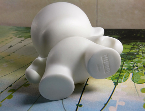 5pcs Kidrobot Munny Unpainted White Vinyl Art DIY Toy 4 inch Cute White ...