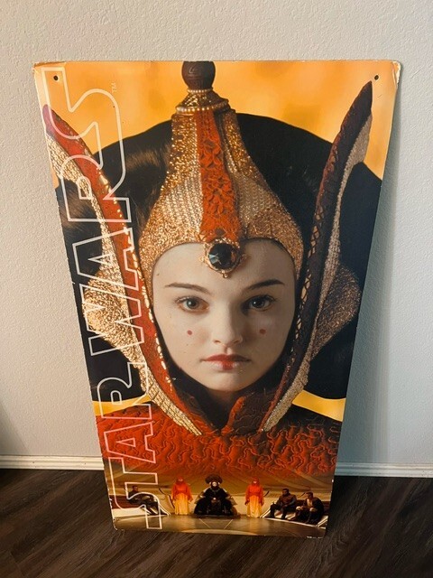 Star Wars Episode One The Phantom Menace Promotional Cardboard ...