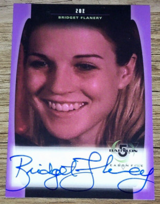 Skybox Babylon 5 Season 5 A09 Bridget Flanery Autograph | eBay