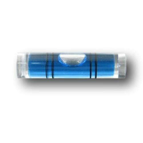 Spirit Level 40mm x 9.5mm Bubble Blue Angle Clear Mini Round Leveller ...