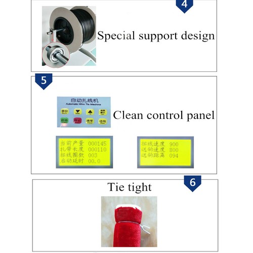 Plastic Bag Tie Machine Golden Wire Twist Tying Machine for Bakery ...