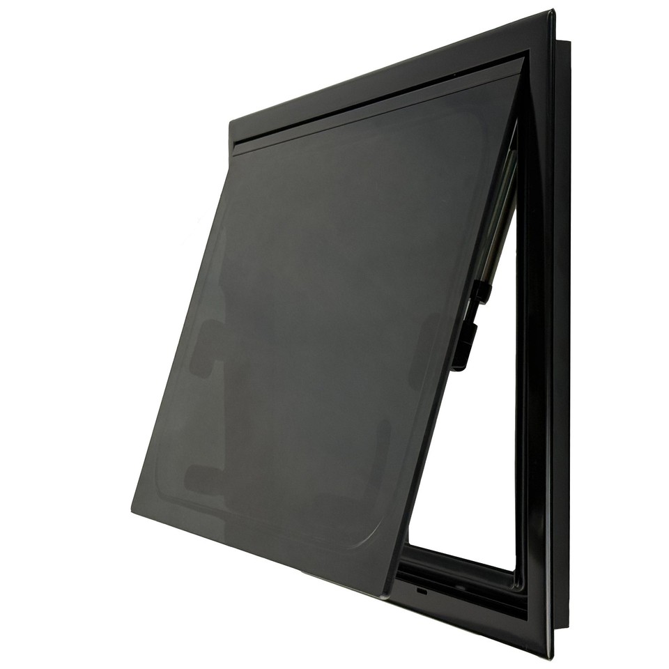 Tinted Flat Camper Van Cassette Window With Black Blind Frames Caravan ...