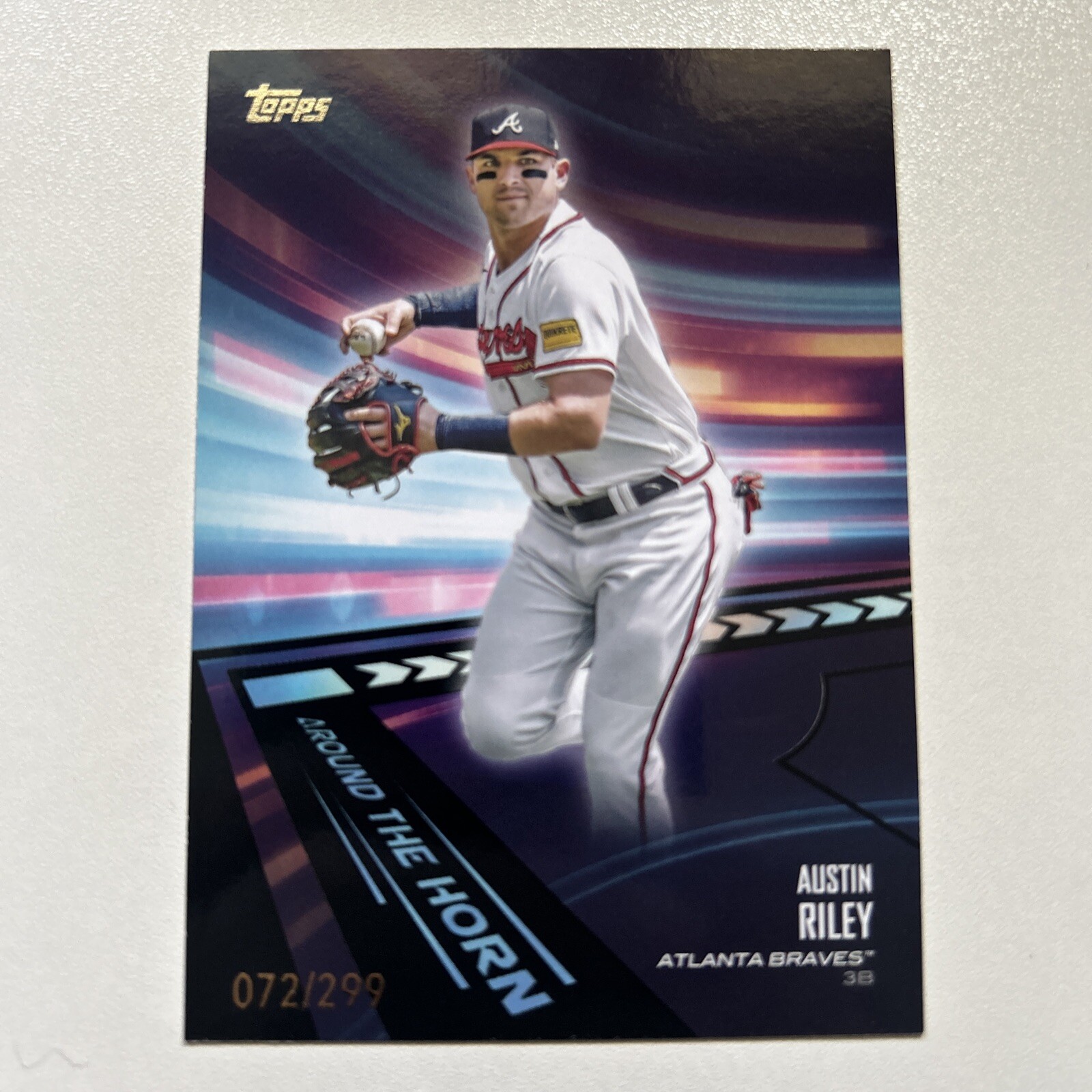 Topps Series 2 2024 Around The Horn Austin Riley ATN-7 #/299 Atlanta ...