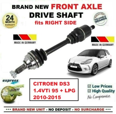 FOR CITROEN DS3 1.4VTi 95 + LPG 2010-2015 BRAND NEW FRONT AXLE RIGHT ...