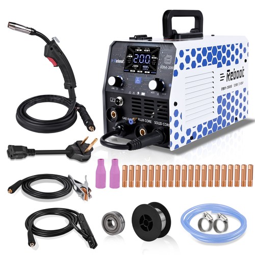 Reboot 200Amp MIG Welder 120V 240V 5 in 1 Welding Machine Multiprocess ...