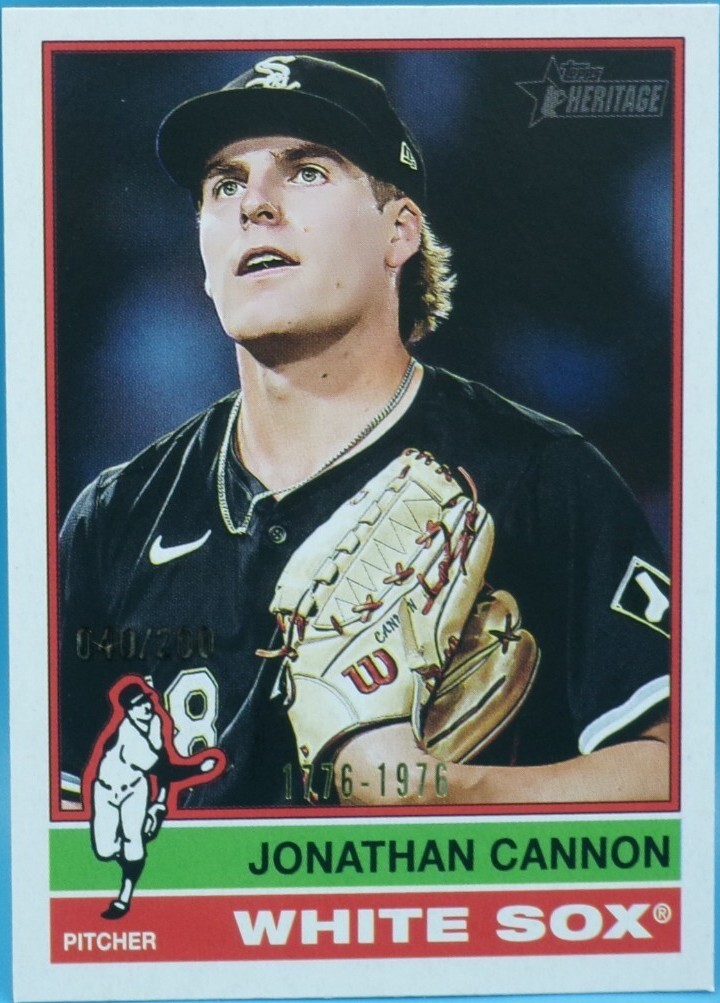 2025 Topps Heritage - Jonathan Cannon #323 Bicentennial /200 for sale ...