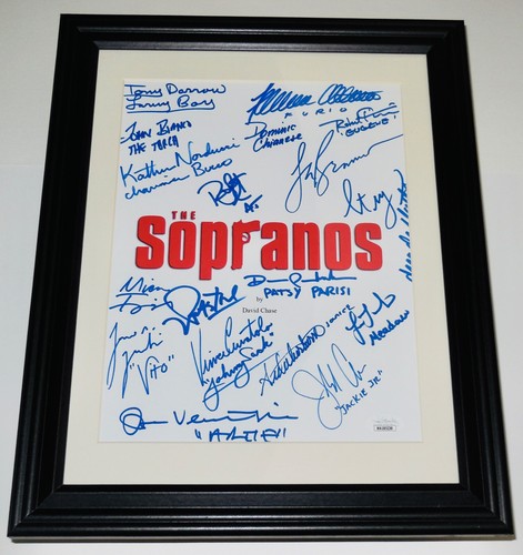 THE SOPRANOS CAST SIGNED 8X10 PHOTO (FRAMED & MATTED) - JSA! - 19 ...