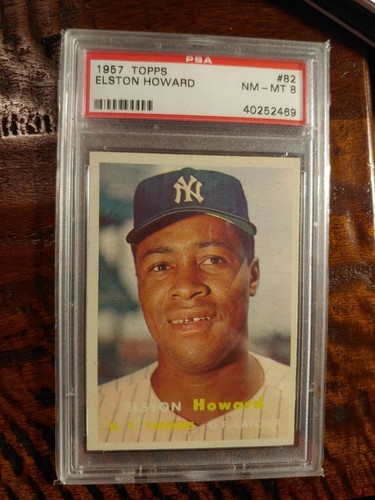 1957 Elston Howard #82 PSA 8 nm-mt | eBay