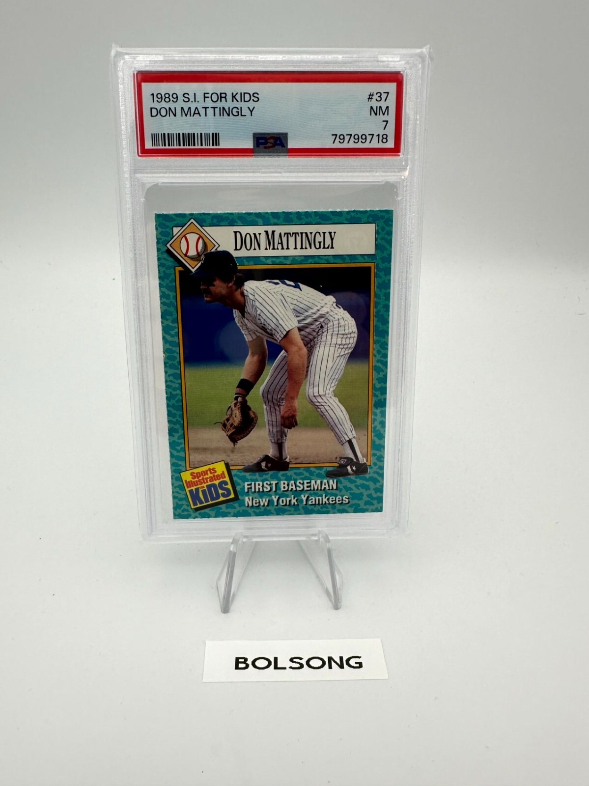 1989 Sports Illustrated for Kids Series 1 - #37 Don Mattingly for sale ...