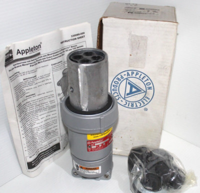 ⭐NEW IN BOX⭐APPLETON ACP1034CDRS 100-Amp PIN&SLEEVE🔴REVERSE SERVICE🔴 ...