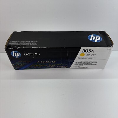 Genuine HP 305A CE412A Yellow Toner Print Cartridge for LaserJet ...