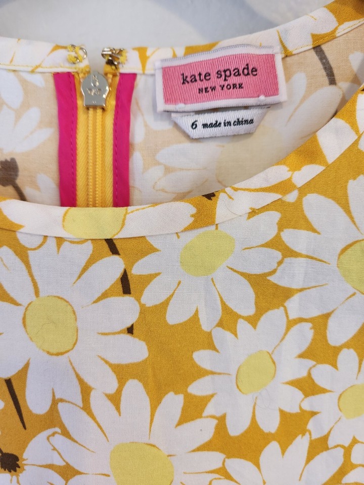 Kate Spade Kate Daisy flounce top size 6 | eBay