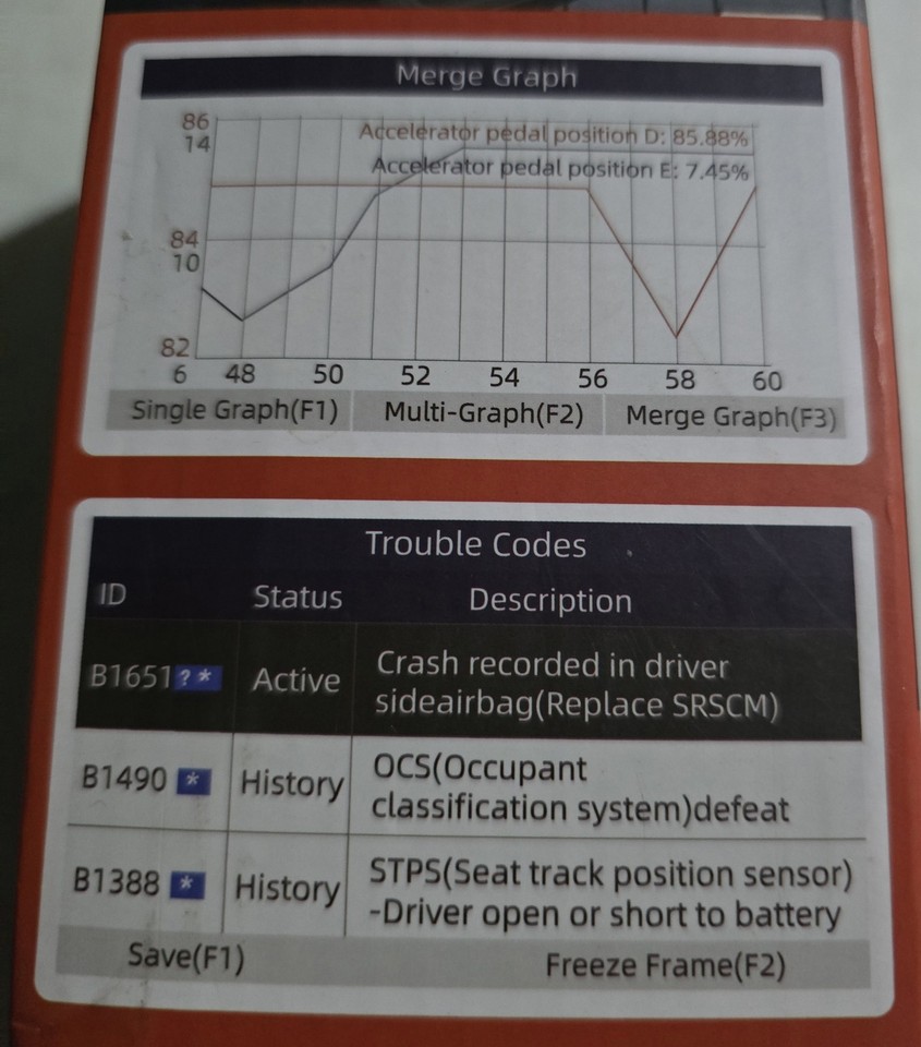ANCEL AD610 Plus Code Reader ABS SRS Reset Engine OBD2 Scanner ...
