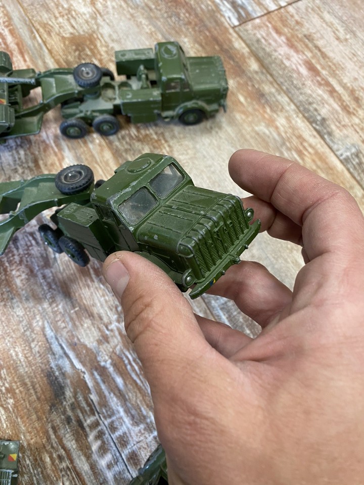 3 Vintage Dinky Toy Tank Transporter Trucks With Tanks 1960s | eBay