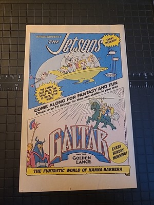 The Jetsons Cartoon Galtar Golden Lance 1985 Print Ad 7x10 Great To ...
