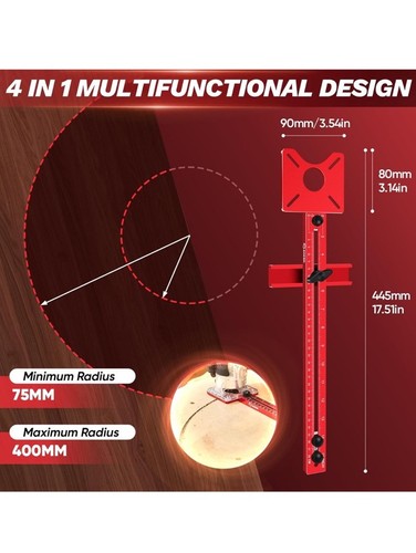 Saker New 4 in 1 Router Milling Groove Bracket|Cabinet Hardware Jig | eBay