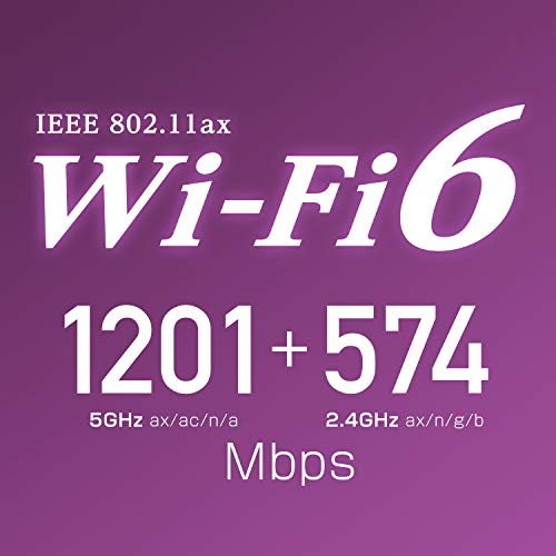 IO Data WiFi Wireless LAN Router dual_band 11ax Latest standard Wi-Fi6 ...