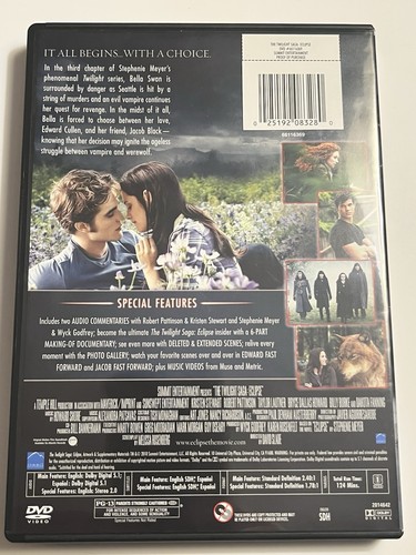 The Twilight Saga: Eclipse (DVD, 2010, 2-Disc Set) Free Shipping | eBay