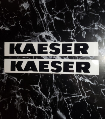 Kaeser replacement decals stickers 24" (2) pair BEST USA | eBay