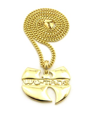 New Wu Tang Pendant & 24" Box/Cuban/Rope Chain Hip Hop Necklace ...