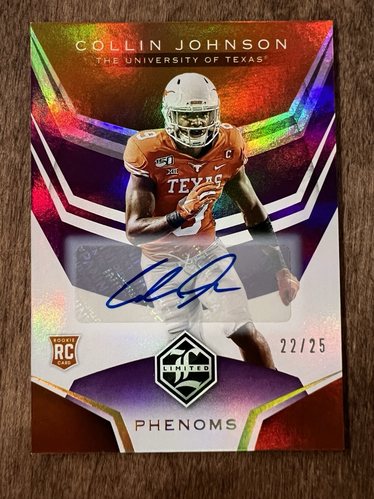 2020 Panini Chronicles Draft Picks Limited Phenoms Collin Johnson Auto ...