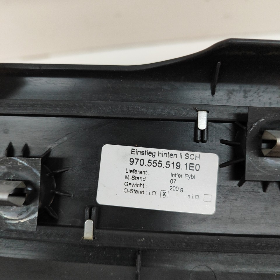 PORSCHE PANAMERA 970 Rear Left Sill Trim 9705555191E0 970.555.519.1E0 3 ...