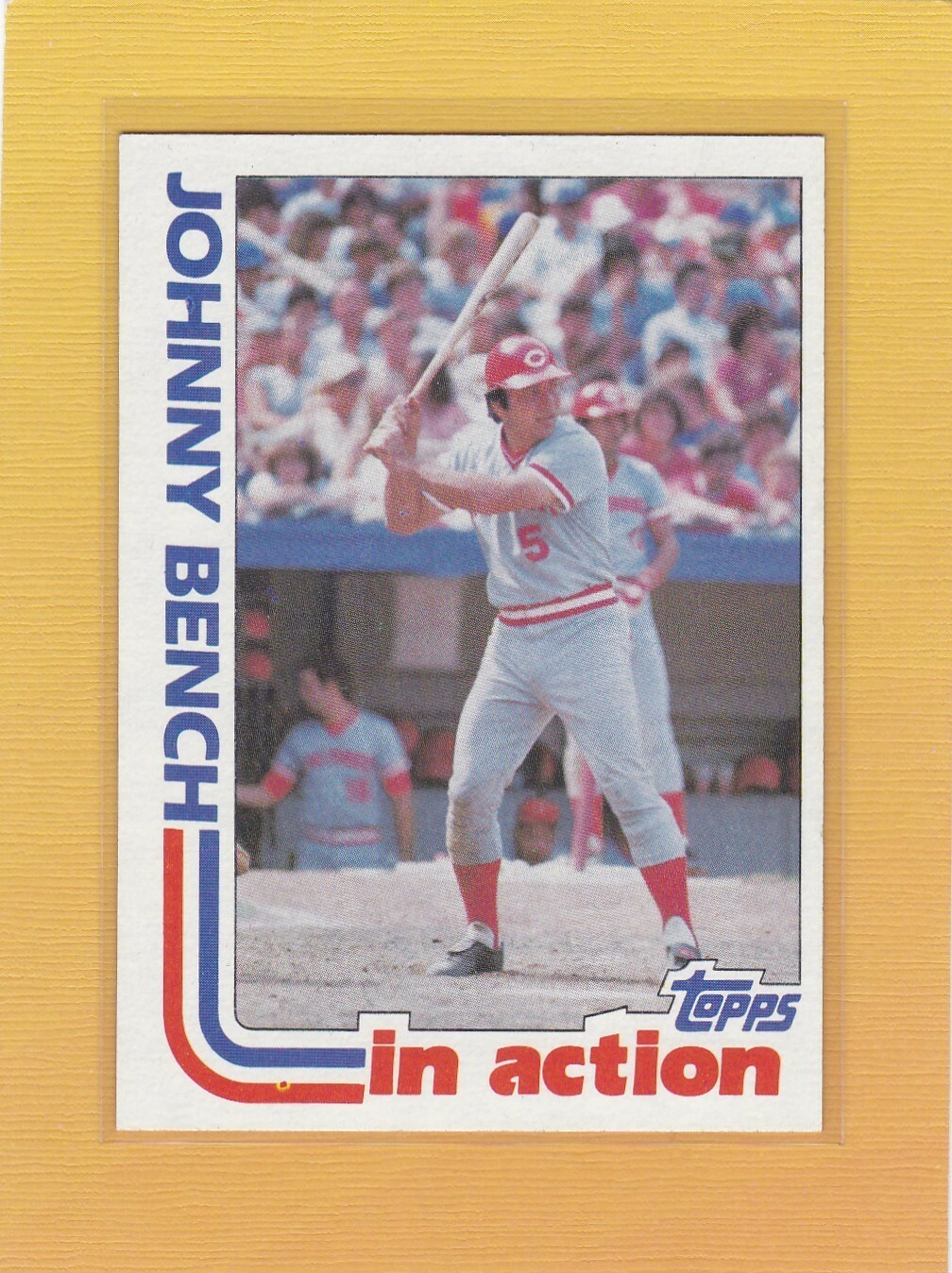1982 TOPPS BASEBALL JOHNNY BENCH #401 REDS NMMT/MINT *63810 | eBay