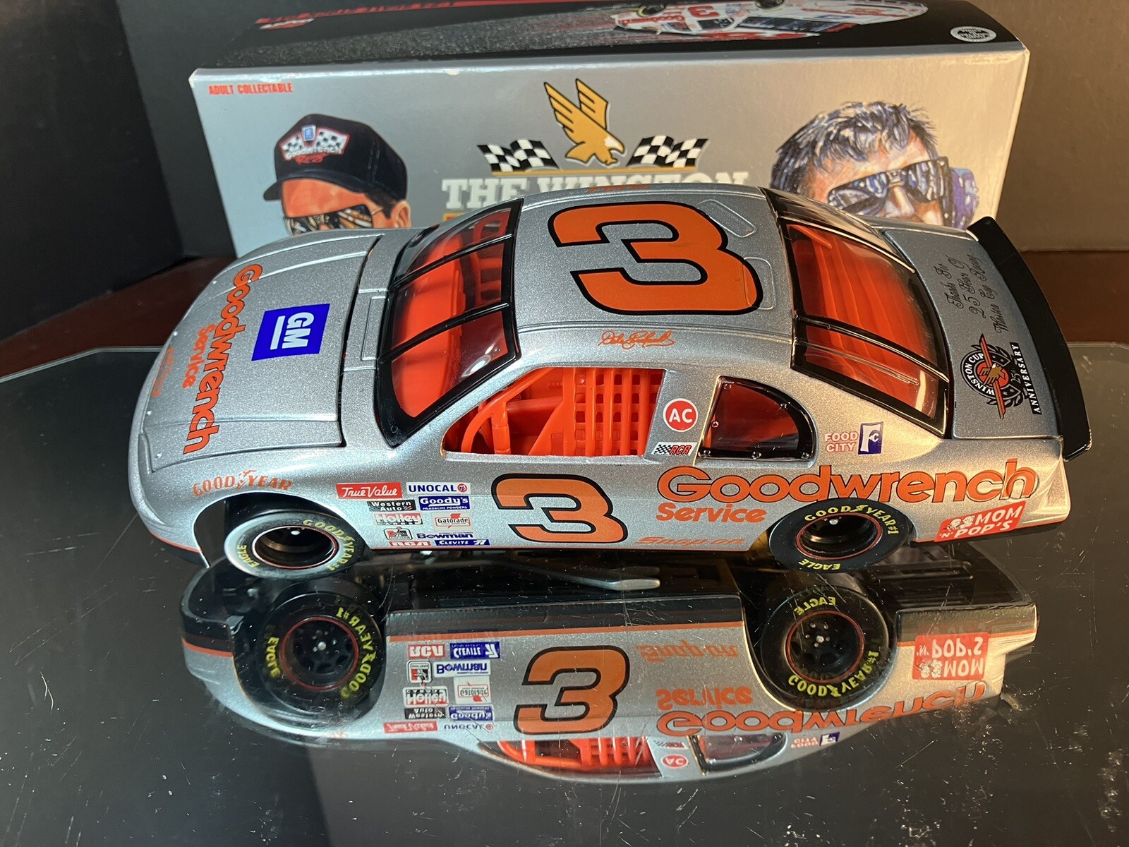 Dale Earnhardt #3 GM Goodwrench NO PARTS Silver Select 1995 Chevrolet ...